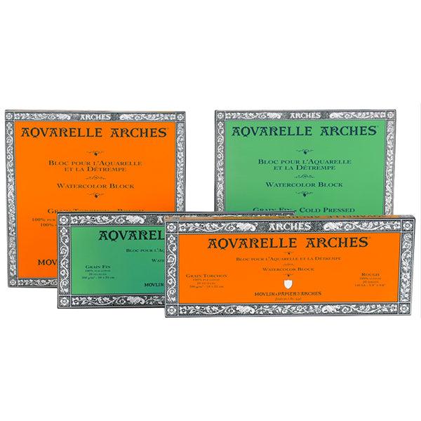 Arches Aquarelle Watercolour Paper 300gsm - Block – Chapman & Bailey